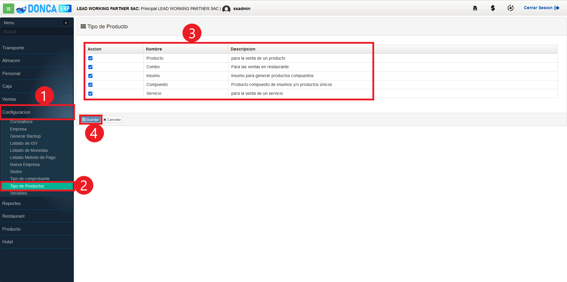 Habilitar otros Tipos de Productos | Manual Reseller